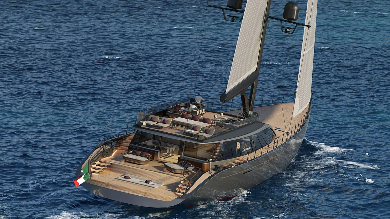 Perini Navi svela il suo sloop da 47 metri - SuperYacht24