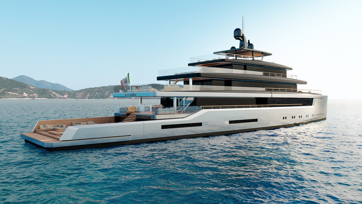 Presentato da Tankoa Yachts il nuovo 70 metri Progetto Milano ...
