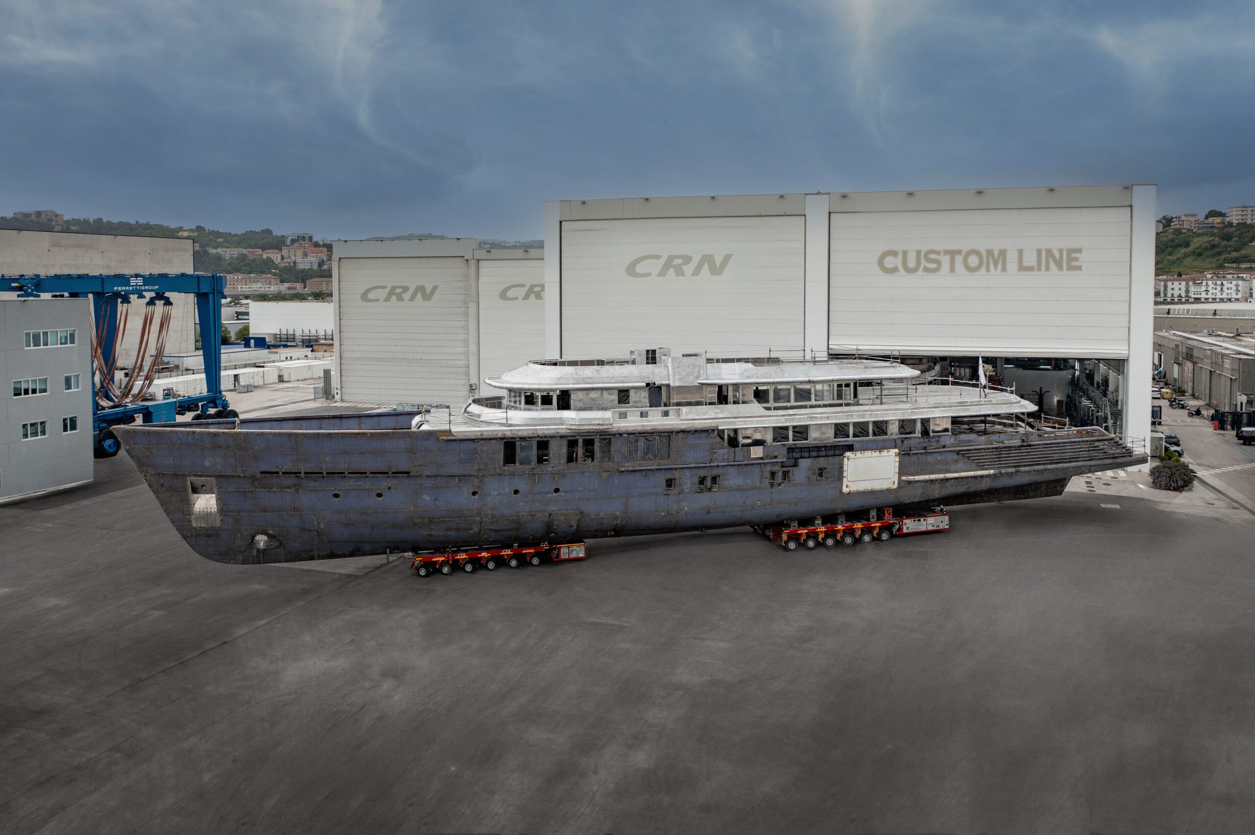 Nuova fase di costruzione ad Ancona per il 70 metri Project Thunderball ...