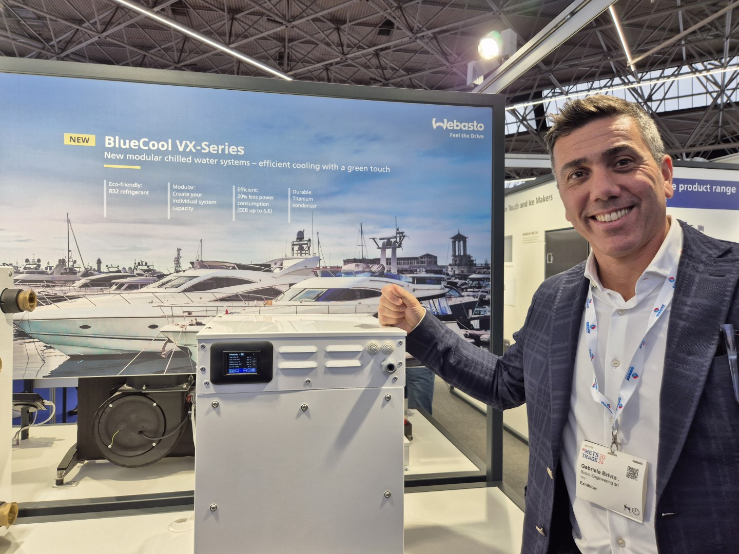 Eco-friendly refrigerant and efficiency for Webasto BlueCool VX air conditioners - SuperYacht24