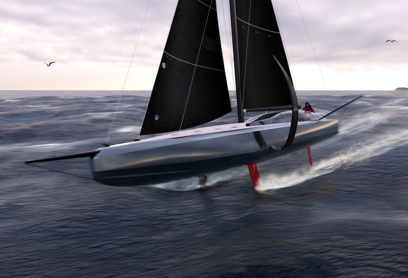 Sangiorgio Marine svela Metis 45, barca da regata offshore full foiling ...