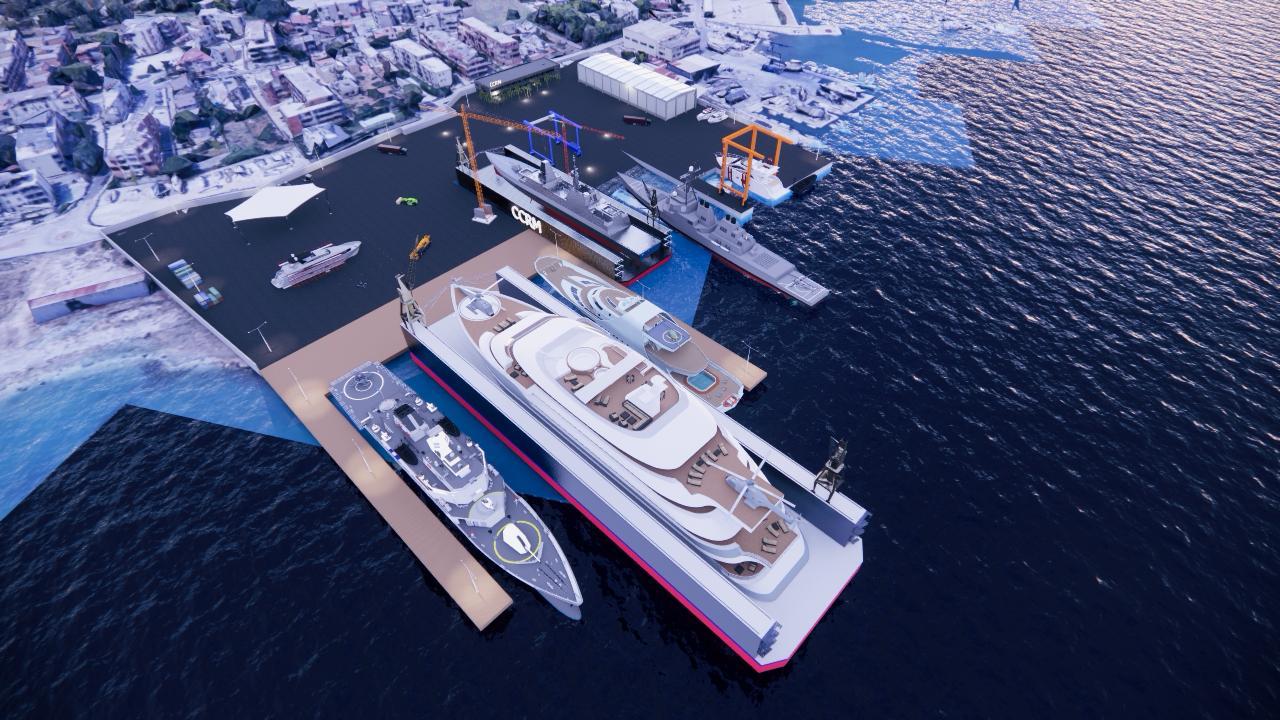 A Brindisi un progetto per un cantiere dedicato anche al refit di super ...